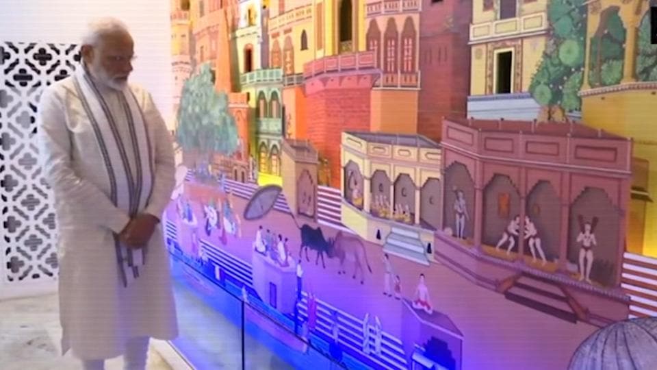 Watch: PM Modi takes virtual tour of Varanasi at unique museum ...