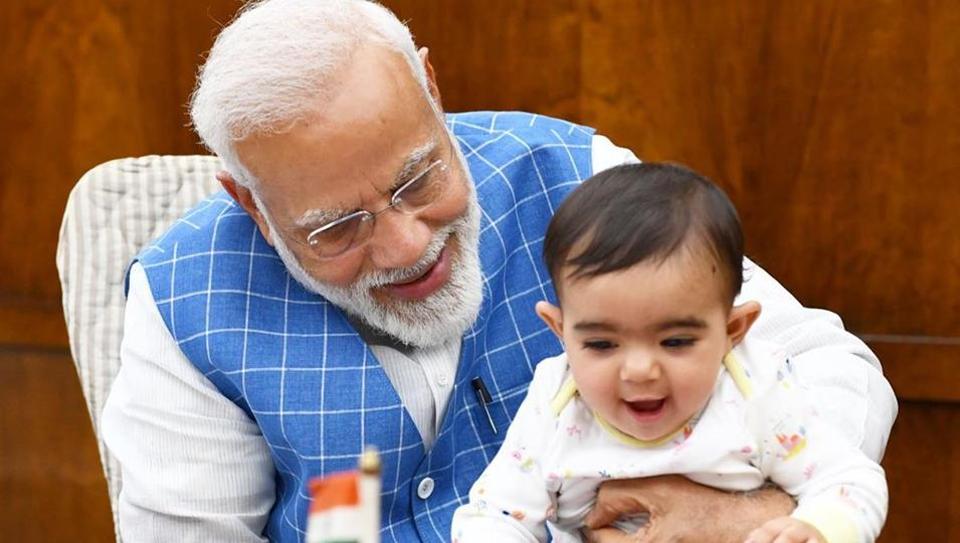 PM Modi meets special guest in Parliament. Pictures will make you smile ...