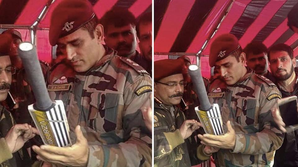 MS Dhoni begins his 2-week stint in Army, picture goes viral ...