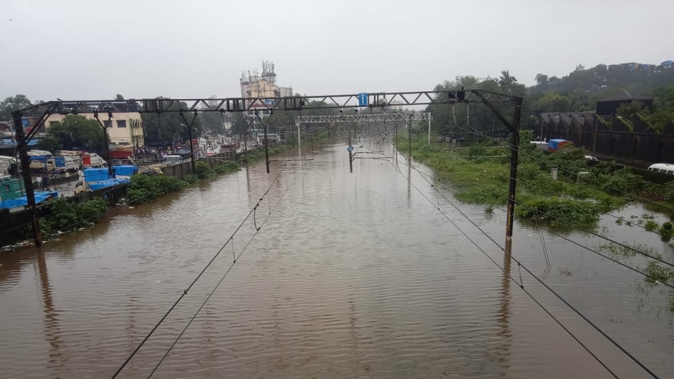 Flood waters wash out train tracks on Mumbai-Goa route, traffic hit for ...