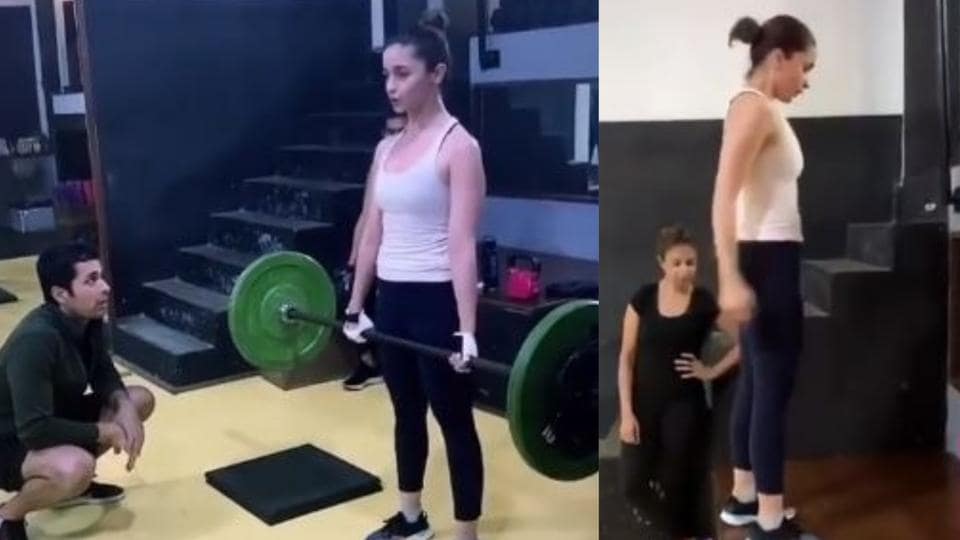 Alia Bhatt does 10 repeats of 50 kg deadlifts, her superhuman effort ...
