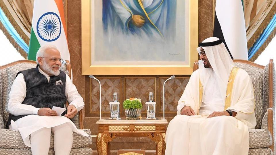 PM Modi, Abu Dhabi Crown Prince Sheikh Mohammed bin Zayed Al Nahyan ...
