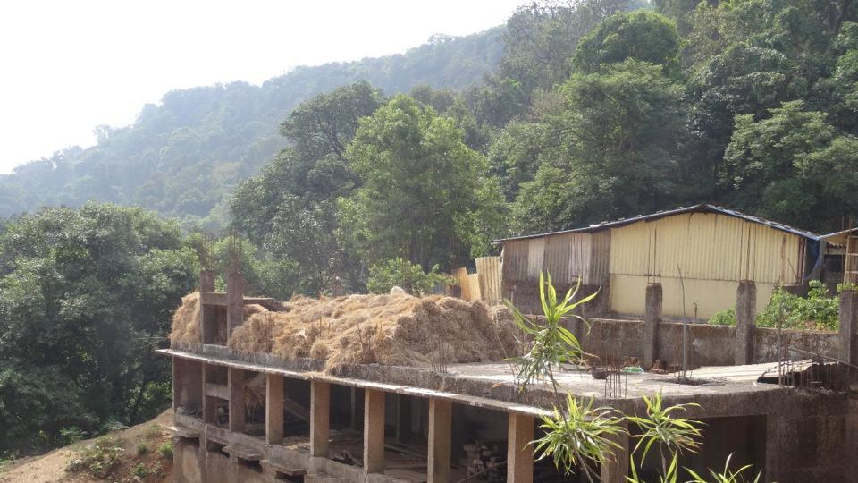 Forest dept begins demolition of Tungareshwar ashram | Mumbai news