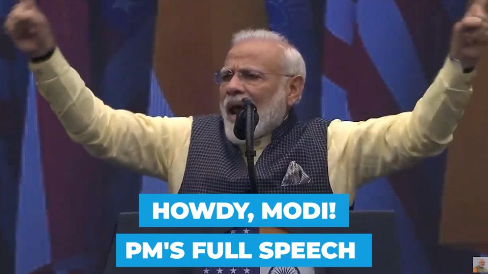Watch| ‘Everything is fine in India’: PM’s response to ‘Howdy, Modi ...