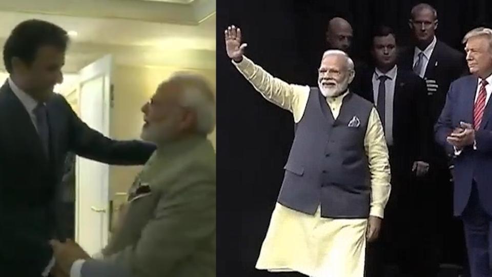 PM Modi, Emir of Qatar share warm hug, handshake during New York meet ...