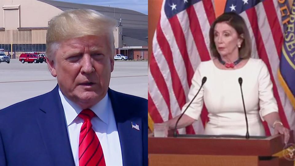 Watch Trump’s reaction to impeachment inquiry, as Democrats cry ‘cover ...