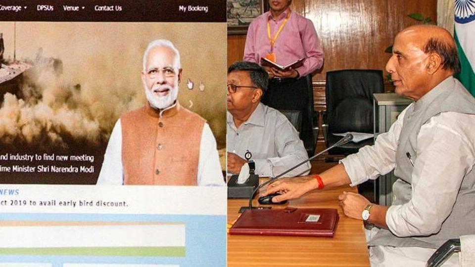 Defence Minister Rajnath Singh launches DefExpo 2020 website ...