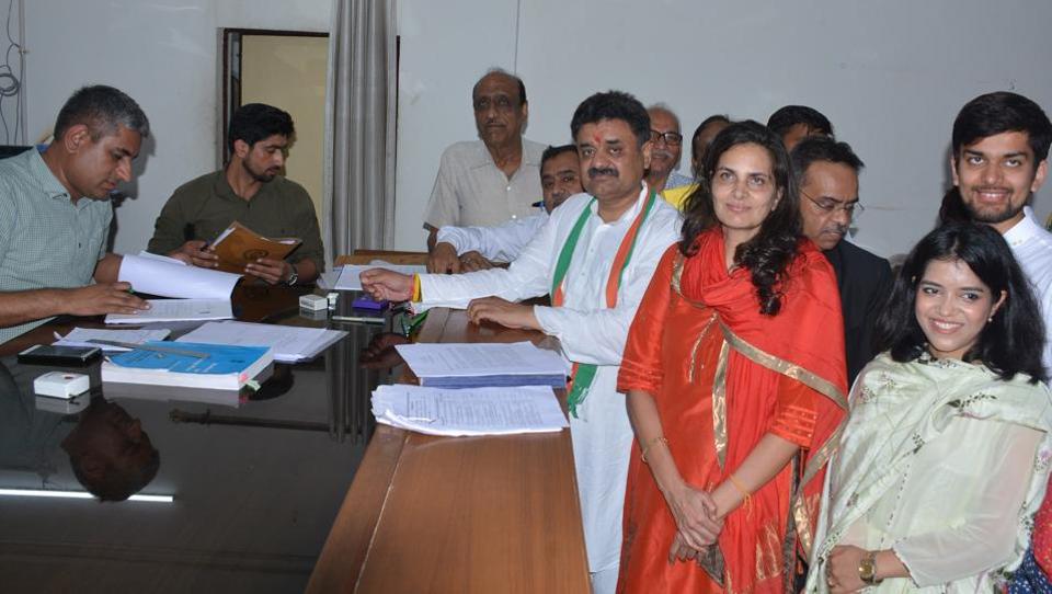 Haryana assembly elections: Cong’s Chander Mohan files papers from ...