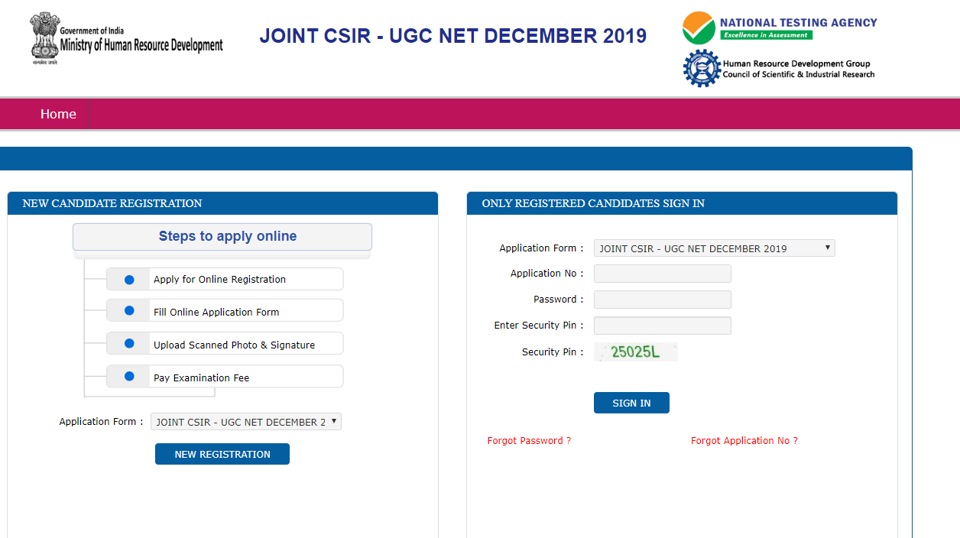 CSIR UGC NET December 2019: Registration process to end on October 9 ...
