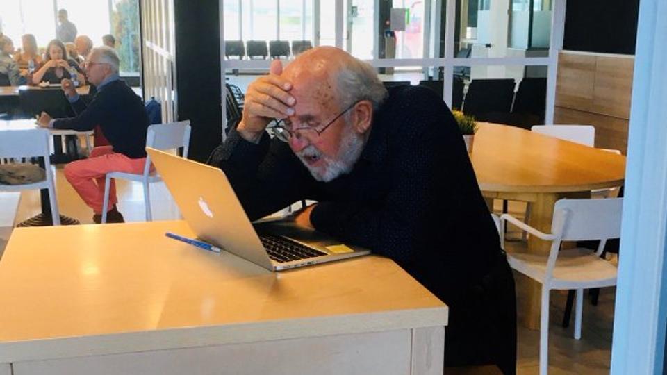 Physicist Michel Mayor’s reaction to Nobel Prize win is ‘priceless ...