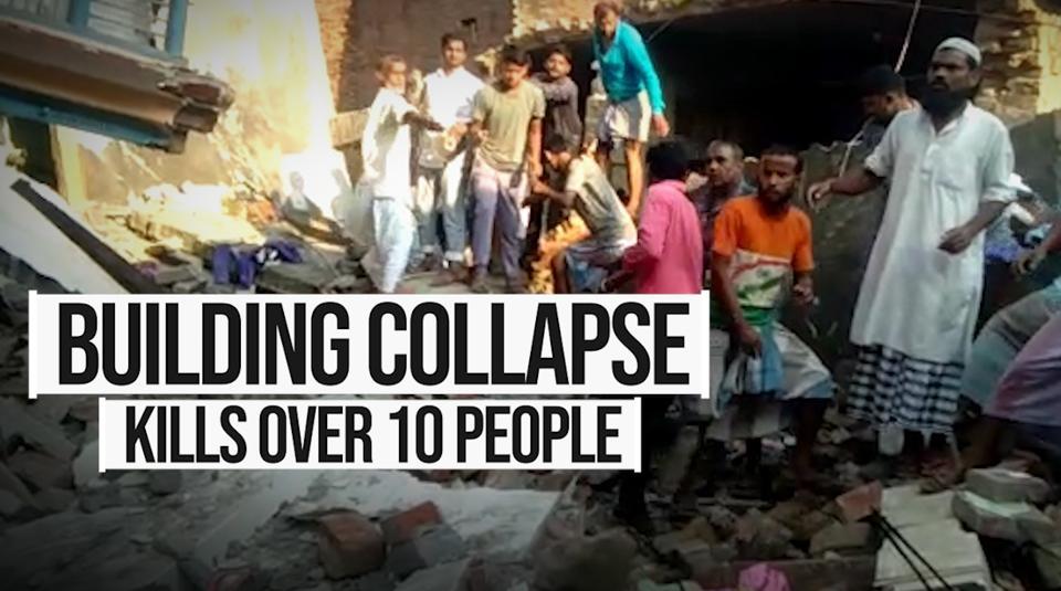 Over 10 killed after cylinder blast leads to building collapse in UP’S ...