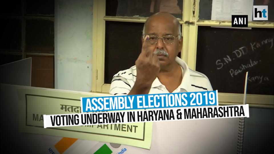 Assembly Elections 2019 | Voting underway in Maharashtra and Haryana ...