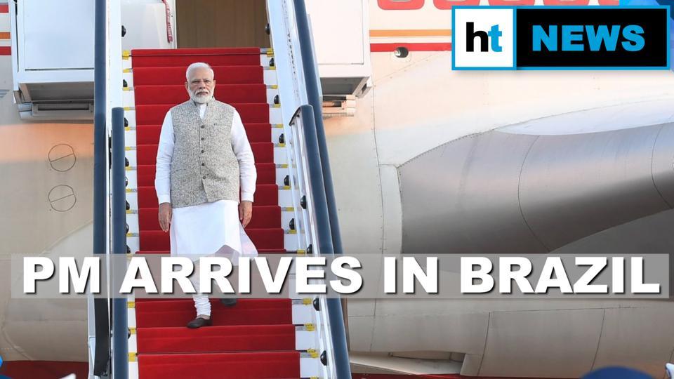 Watch: PM Modi’s message in Portuguese after arrival in Brazil | BRICS ...