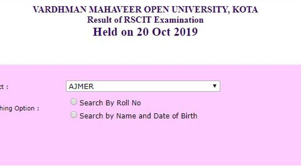 RSCIT Rajasthan Result 2019 declared for October 20 exam, here’s how to ...