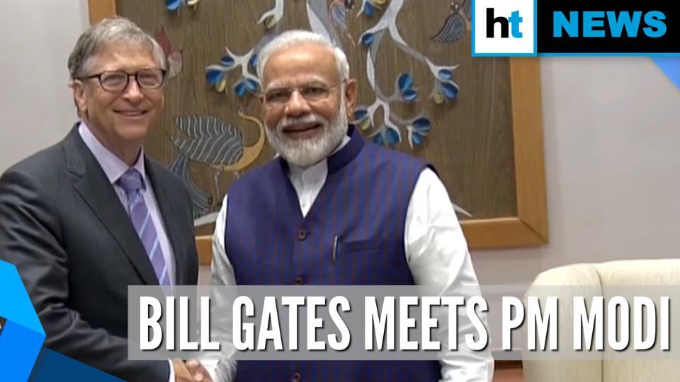 Bill Gates meets PM Modi, attends NITI Aayog event on Indian health ...