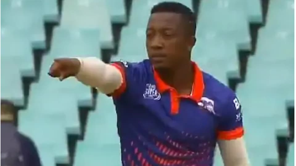 South African bowler picks up wickets bowling with both arms: Watch ...