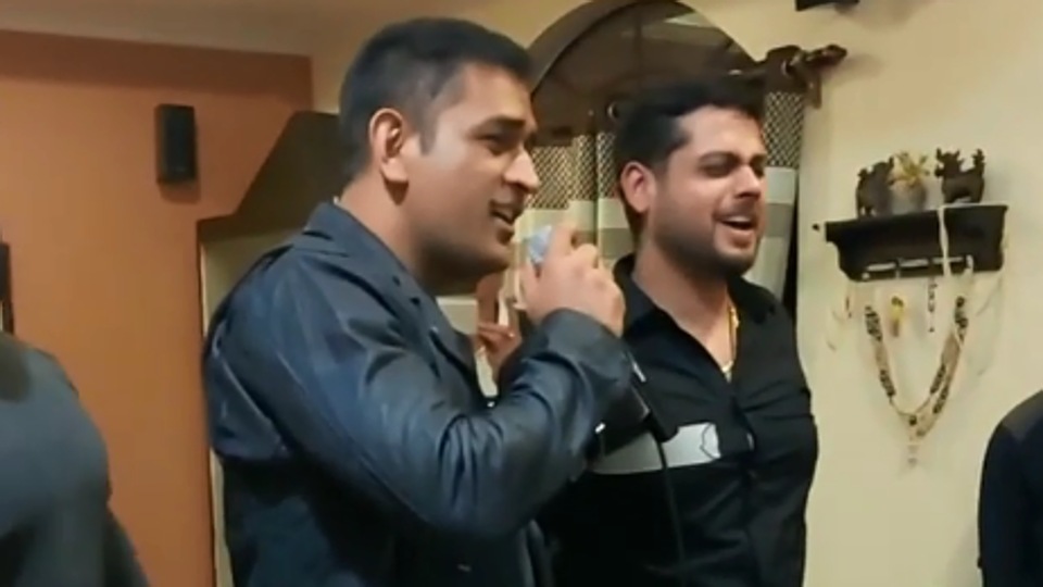 Video of MS Dhoni singing appears on Instagram, fans say they ‘can’t ...
