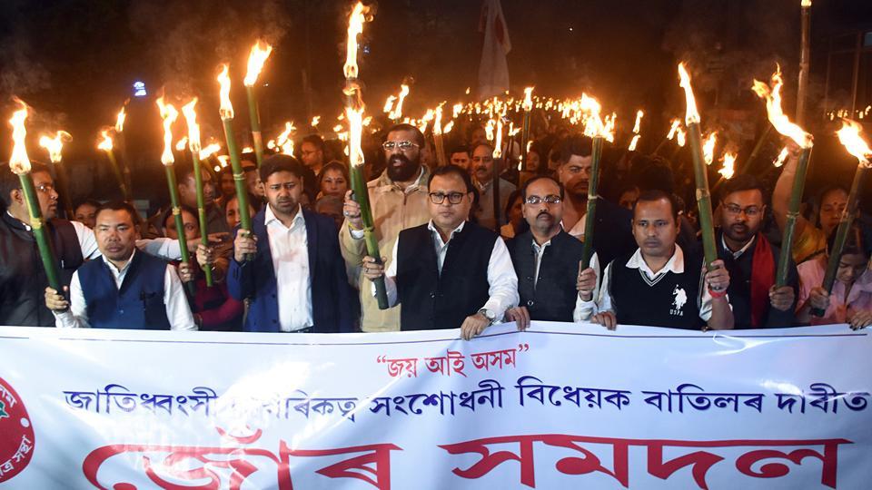 Protests and strikes hit Assam, Manipur, Tripura against CAB | Latest ...