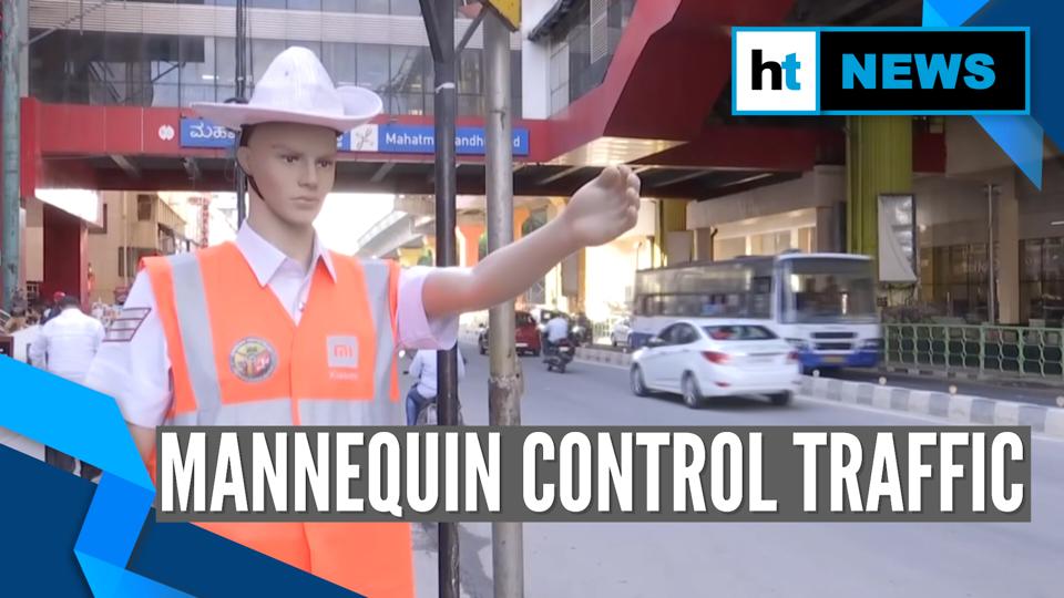 Bengaluru traffic police deploy life-size mannequins to regulate ...
