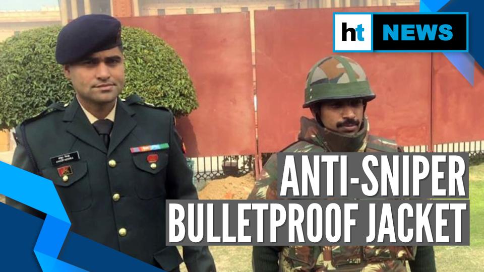 Indian Army Major develops bulletproof jacket against sniper rifle ...