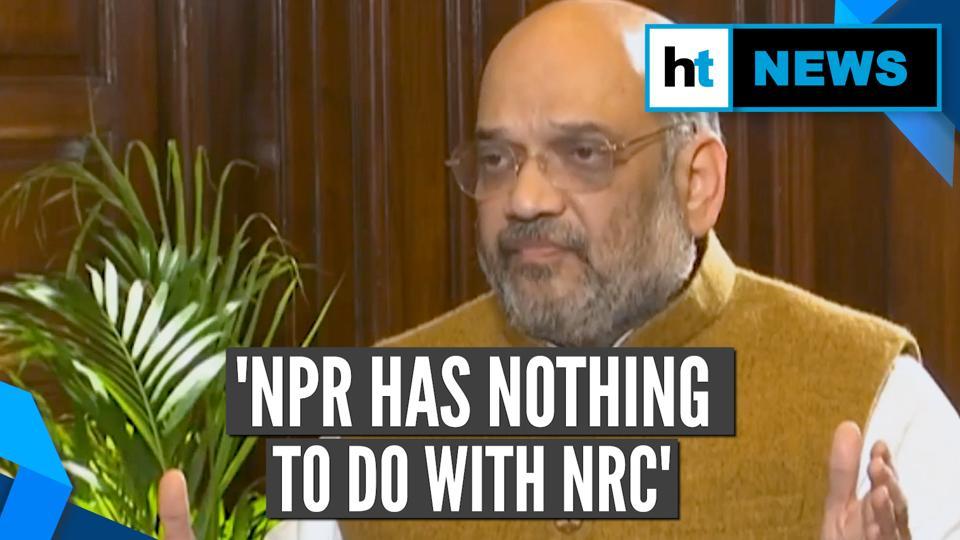 Govt announces population register: Amit Shah explains NPR, NRC ...