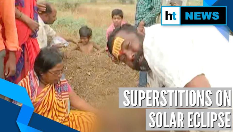 Solar eclipse 2019: Specially-abled kids buried neck-deep to cure ...