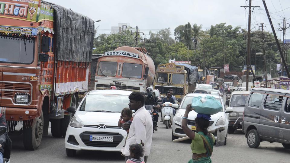 Preliminary work on six-laning of Katraj-Navale bridge stretch ...