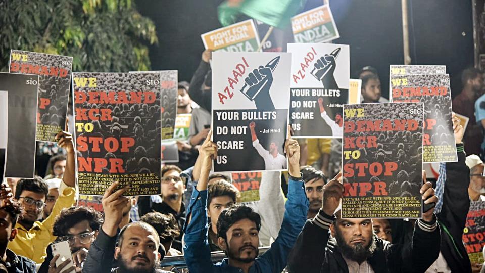 To skirt police restrictions, some anti-CAA protesters take a page from ...