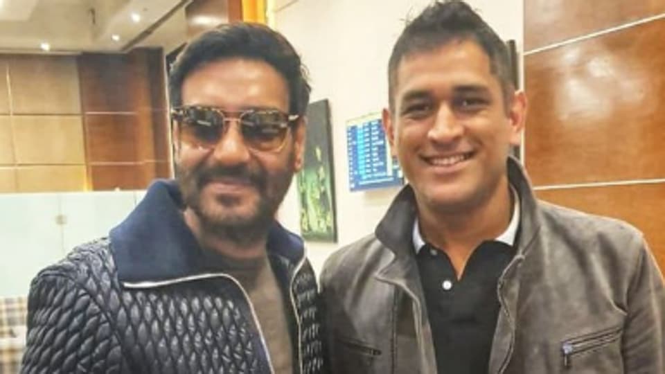 ‘The uniting religion of our country’: MS Dhoni poses with Bollywood ...