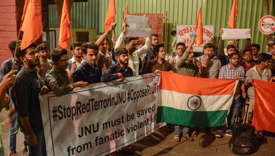 ABVP protests at four campuses in Pune take hard right at ‘leftists ...