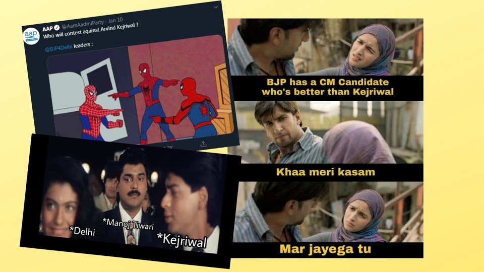 Delhi Elections 2020: Parties up their meme game to attract millennial ...