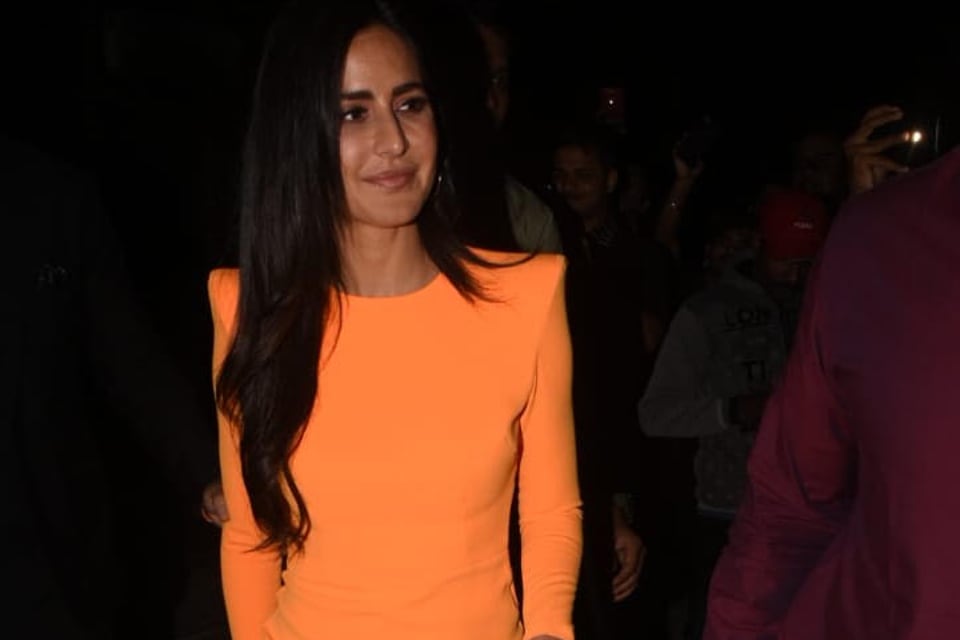Katrina Kaif stuns in a backless orange dress. Her recent top looks on ...