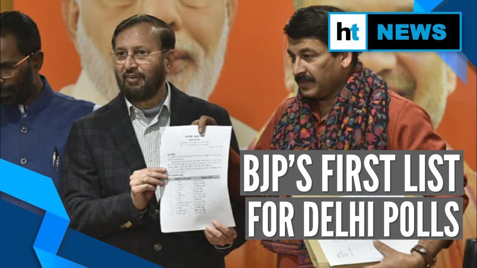 Delhi Elections 2020: BJP 1st list for 57 seats out; Kapil Mishra gets ...