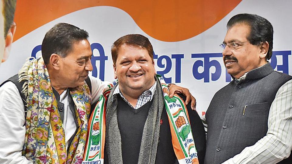 Delhi Elections 2020: AAP Dwarka MLA Adarsh Shastri joins Congress ...
