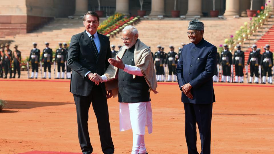 On Day 2 of India visit, Brazil President Jair Bolsonaro inks 15 ...