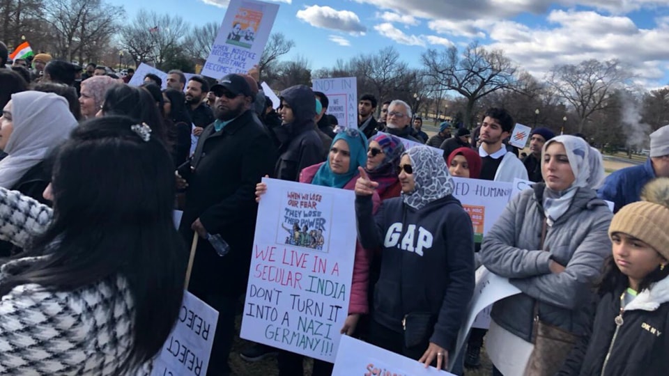Indian Americans hold anti-CAA protests in 30 US cities on Republic Day ...