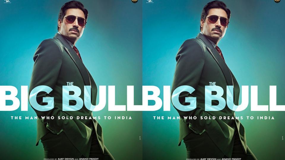 The Big Bull poster: Abhishek Bachchan transforms into ‘man who sold ...