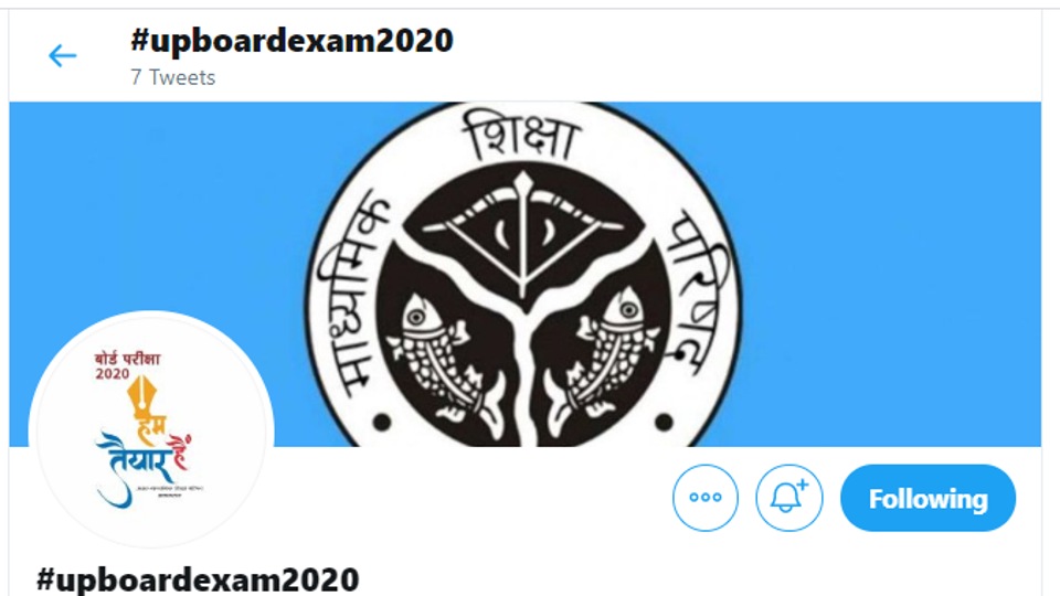 UP Board launches twitter handle after helpline number for examinees ...