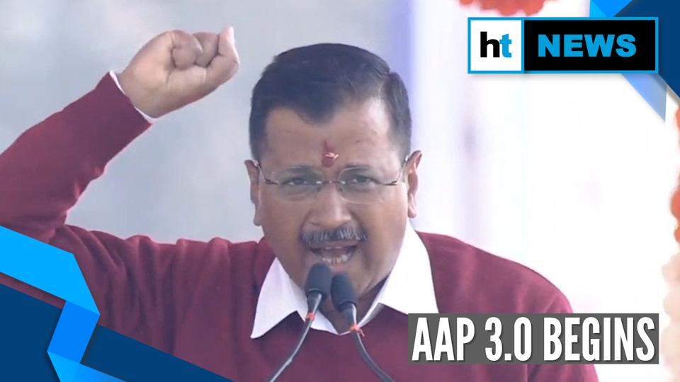 ‘Hum Honge Kaamyaab...’: Delhi CM Arvind Kejriwal sings at rally after ...