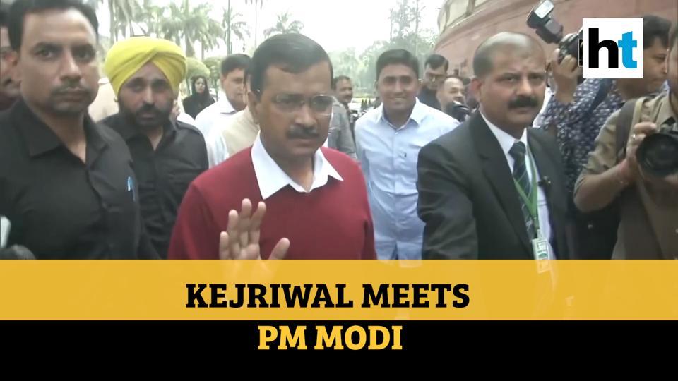 Delhi CM Arvind Kejriwal meets PM Modi, discusses Delhi violence ...
