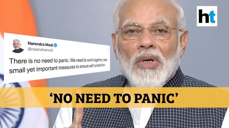 ‘There is no need to panic’: PM Modi’s message on Coronavirus scare ...