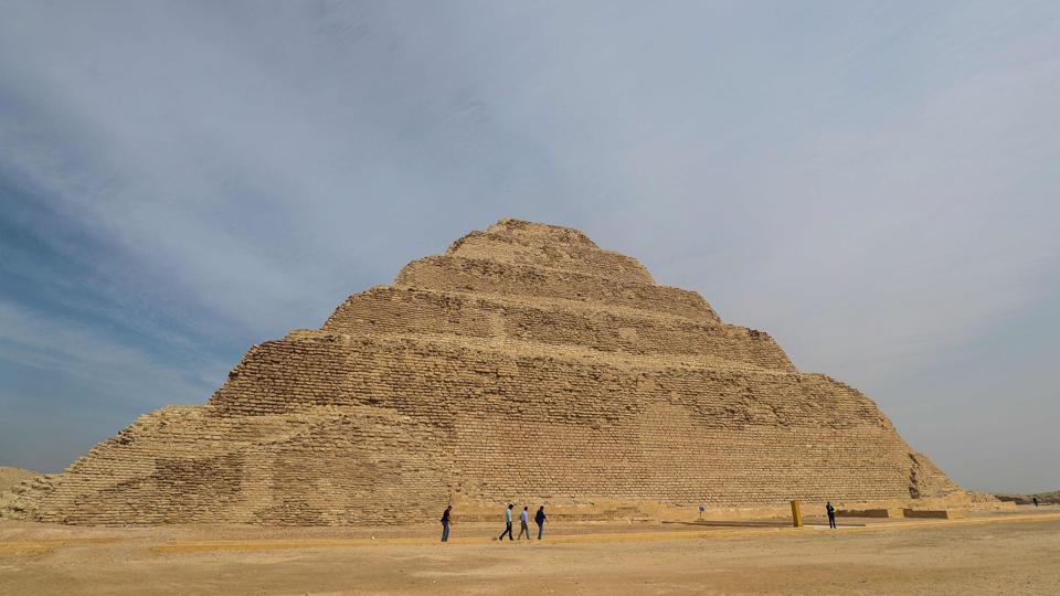 Photos: Egypt’s ancient step pyramid reopens after renovation ...