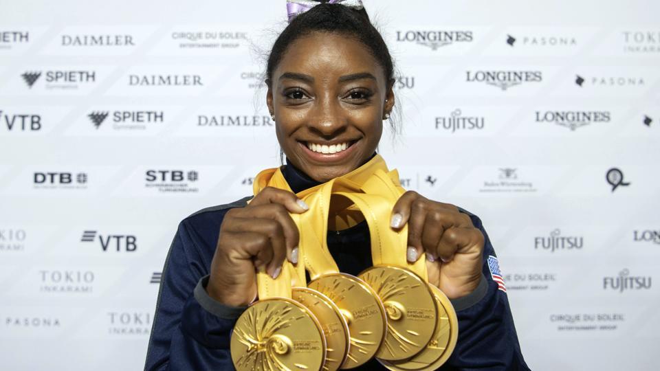 Simone Biles takes aim at USA Gymnastics in birthday tweet | Hindustan ...