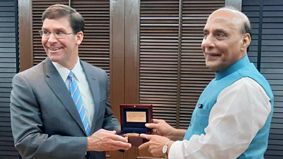 US defence secretary Esper, defence minister Rajnath Singh India’s ...