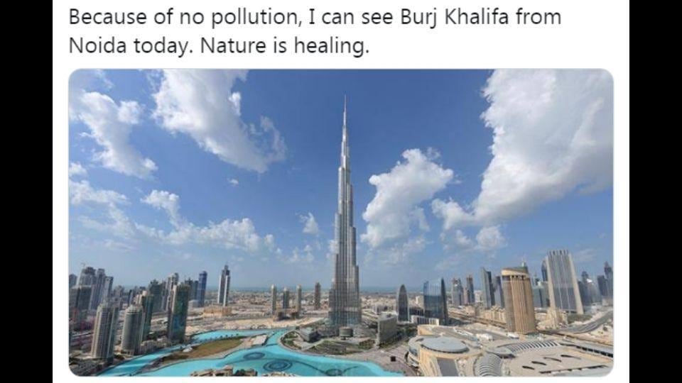 ‘Because of no pollution I can see...’ hilarious trend takes over ...
