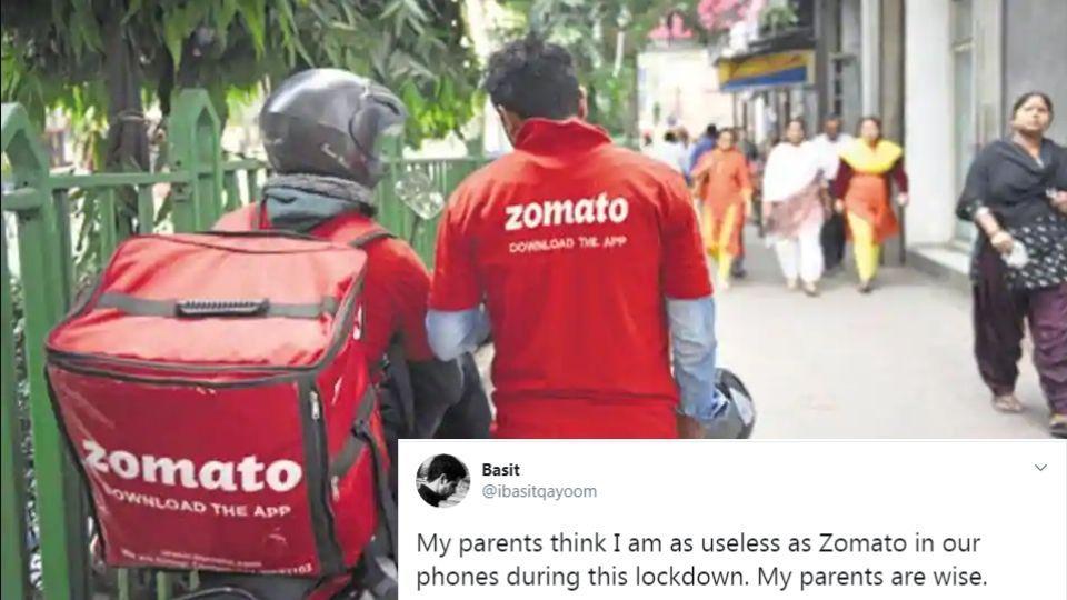 ‘My parents think I am as useless as Zomato,’ posts Twitter user. Their ...