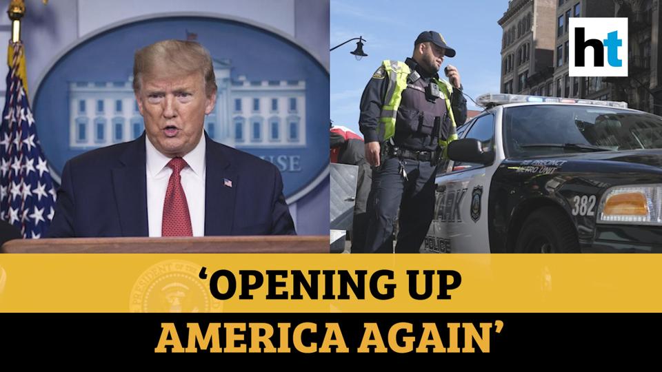 US President Donald Trump lays out a 3-phase plan to reopen economy ...