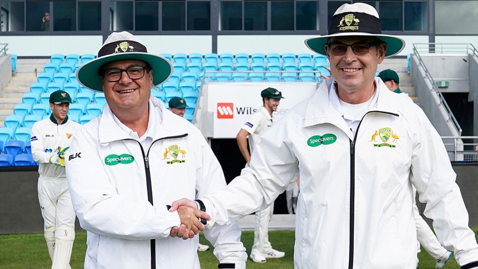 Simon Fry, John Ward retire from elite umpiring | Cricket