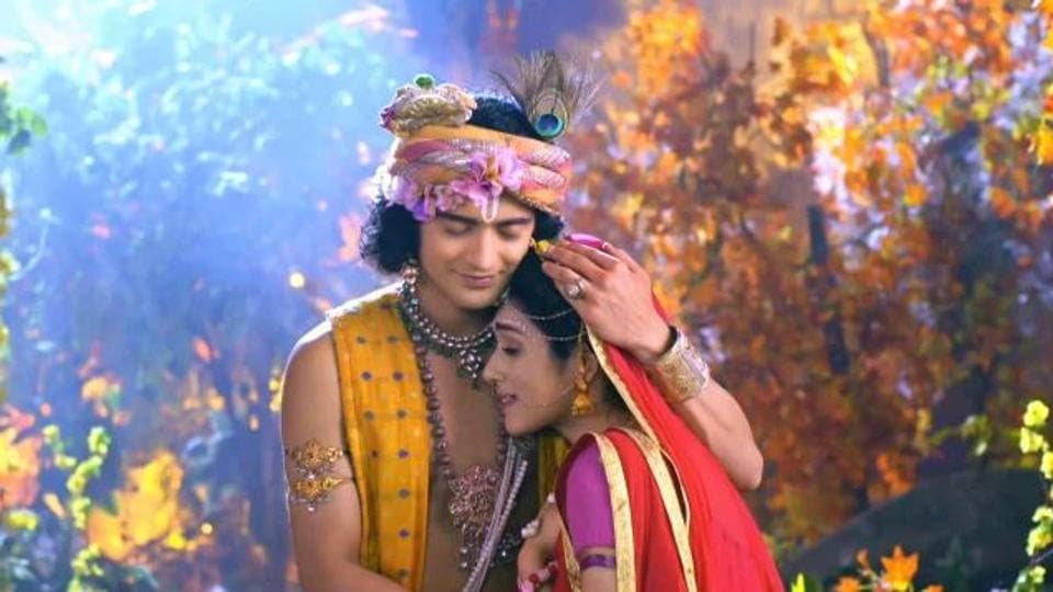 RadhaKrishn actors Sumedh Mudgalkar, Mallika Singh and crew of 180 ...