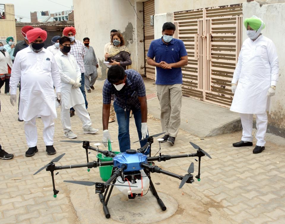 Coronavirus lockdown: Drones to sanitise congested areas in Punjab ...